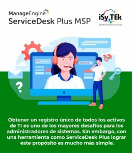 Gestión de activos: más simple con ServiceDesk Plus - iSy TEk Blog